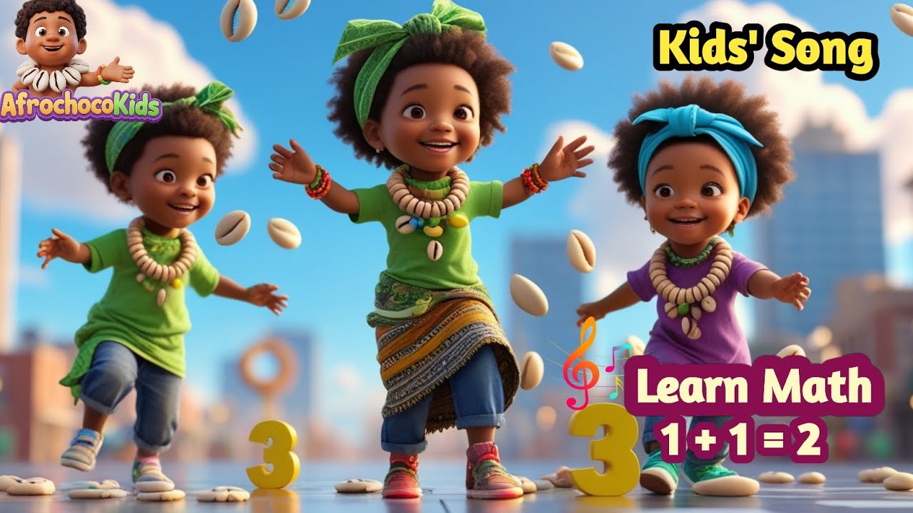 1 + 1 = 2 | A Counting - Addition Song by AfrochocoKids - YouTube