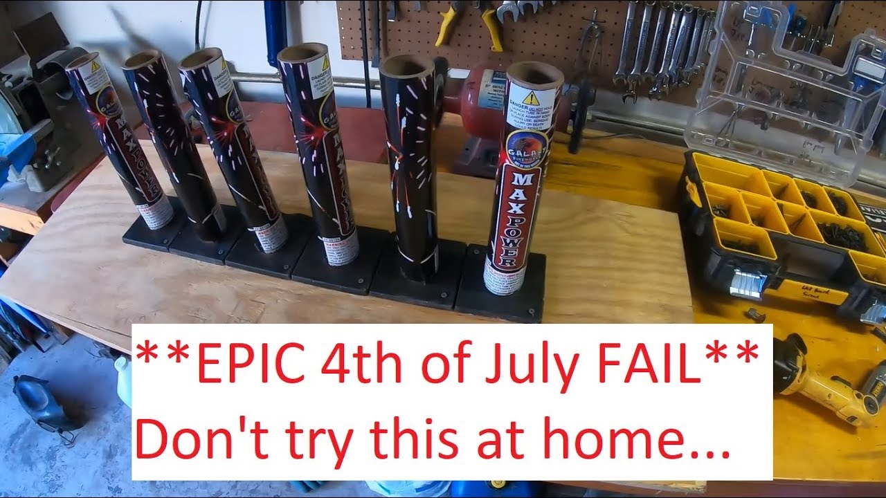EPIC 4th of July FAIL!! - YouTube