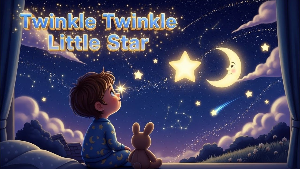 " Twinkle Twinkle Little Star - Magical Nursery Rhyme for Kids! | Sing ...