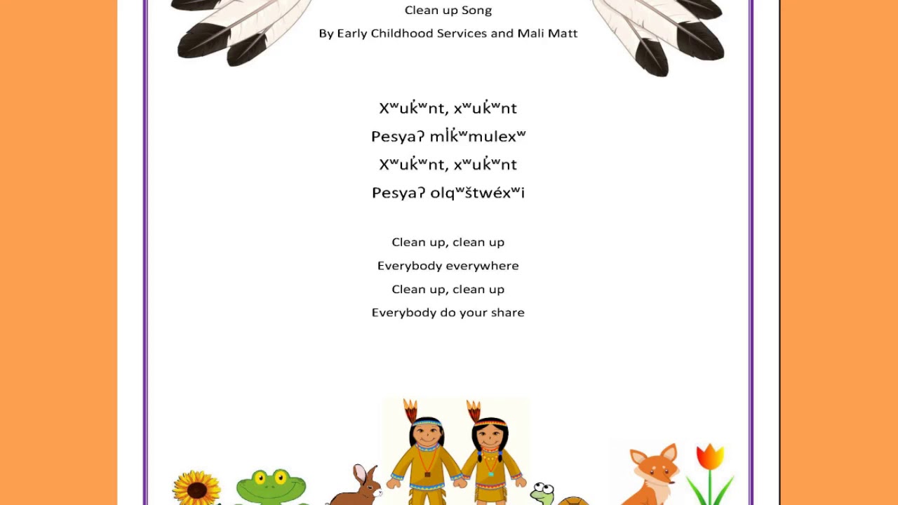 CSKT ECS Salish Cleanup Song - YouTube