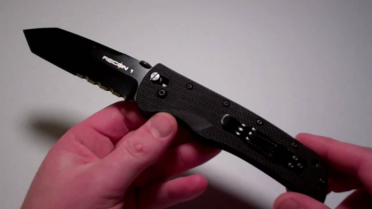 Cold Steel Recon 1 KNIFE REVIEW - YouTube