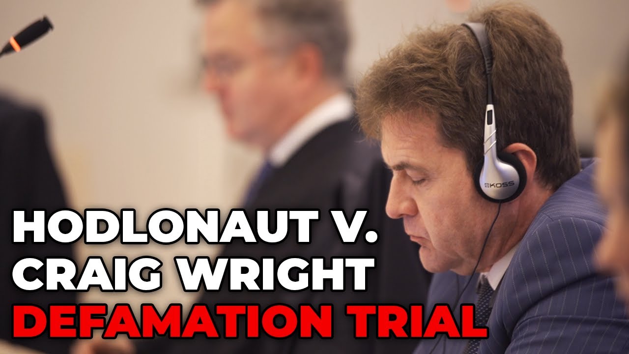 EXCLUSIVE: Hodlonaut v Craig Wright Defamation Trial - Day 1 - YouTube