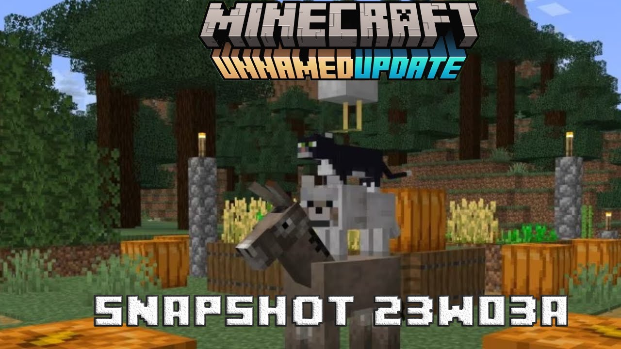 Minecraft 1.20 - Snapshot 23w03a Currently Live! - YouTube