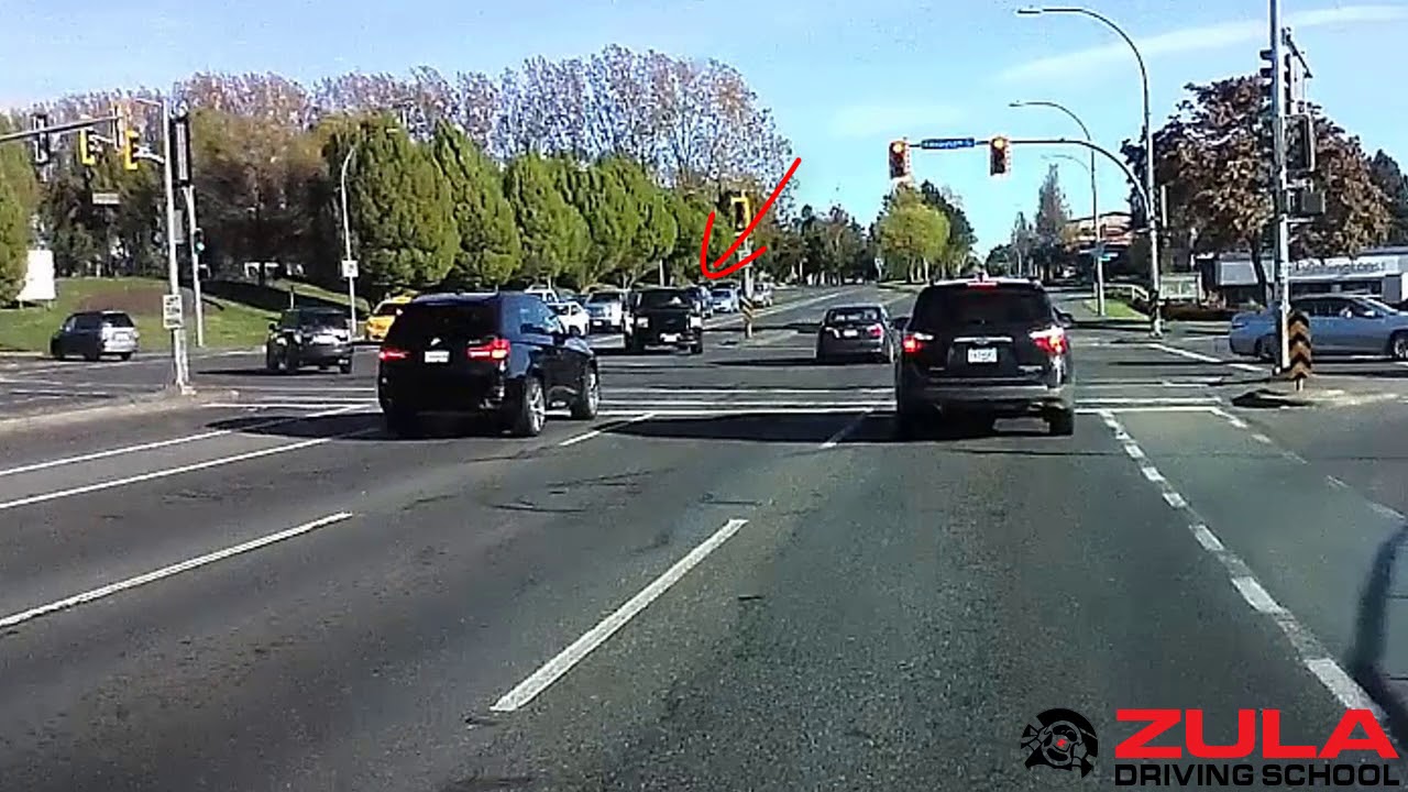 This is why we scan at intersections even when there's a green light ...