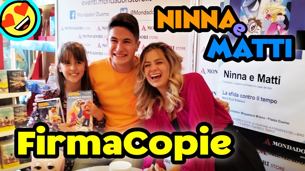 FIRMACOPIE NINNA E MATTI 2022 FAN VLOG! LETIZIA INCONTRA NINNA MATTI AL ...