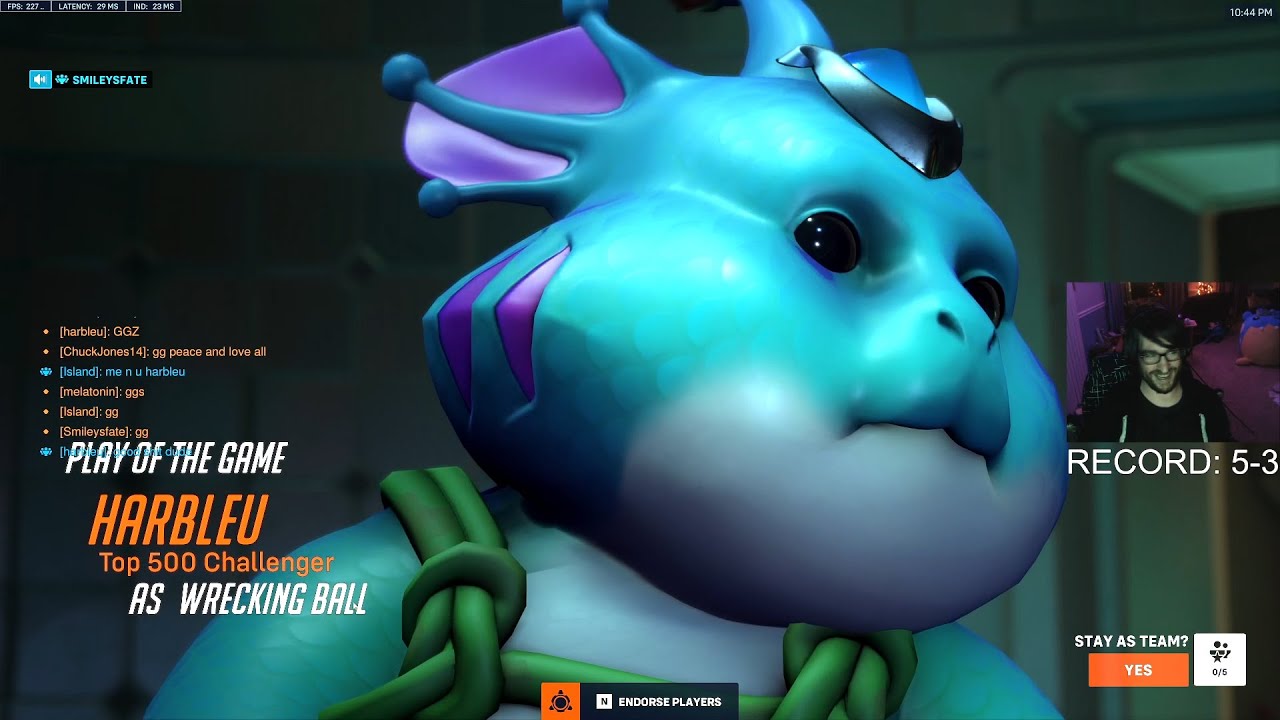 HARBLEU most INSANE HAMMOND MAIN! POTG! [ OVERWATCH 2 TOP 500 SEASON 3 ...