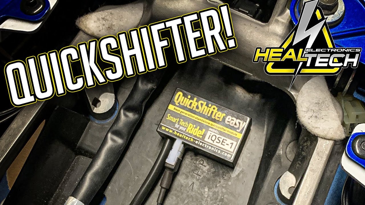 THE Quickshifter for EVERY BIKE! How to install the Healtech iQSE-1 on ...
