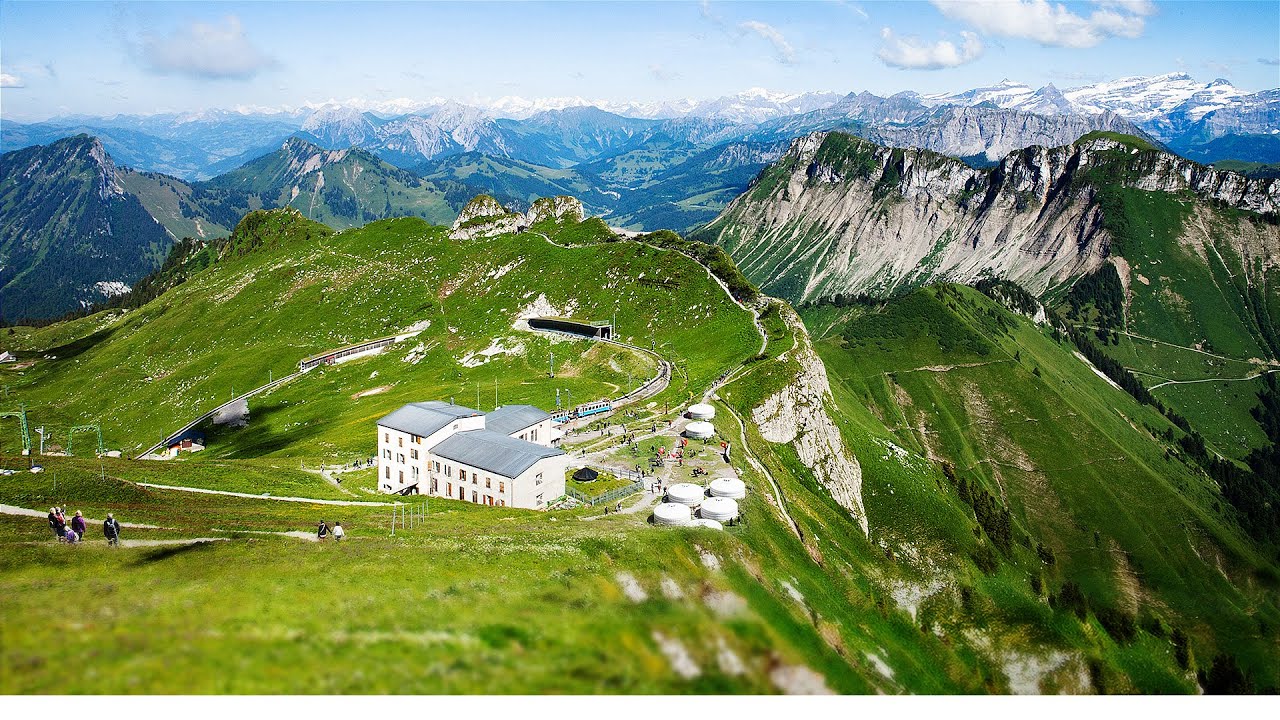 Suíça 2015 - Rochers de Naye - Montreux - YouTube