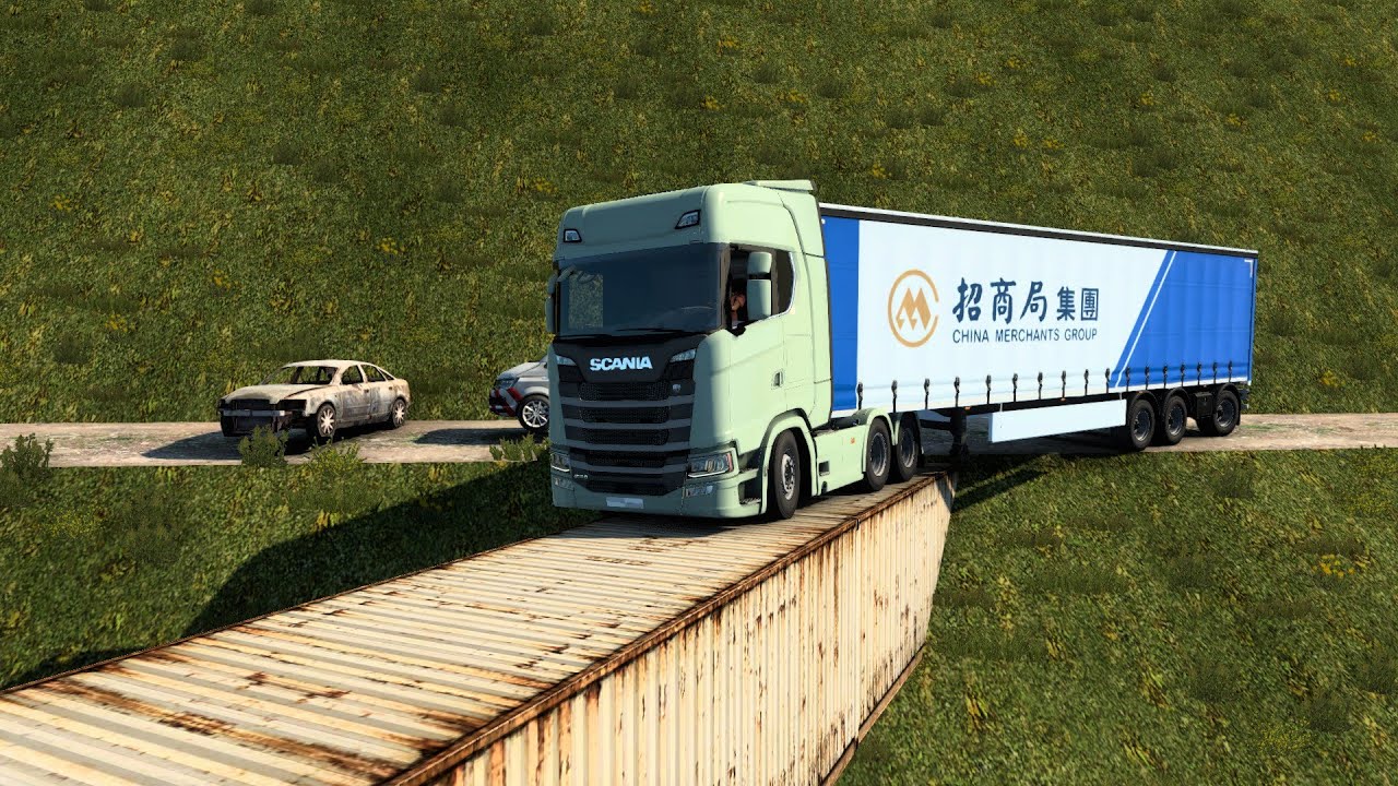 extreme road V1.1 ETS2 mods - YouTube