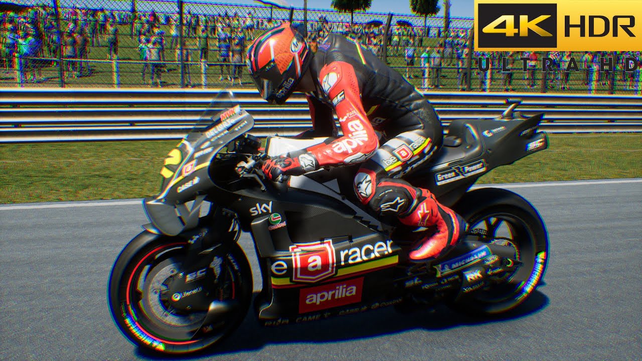 MotoGP 24 - Aprilia retro livery Silverstone 2024 Mod! Gameplay (4K60 ...