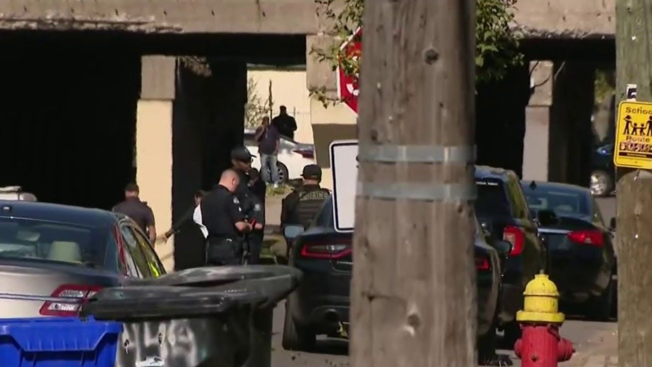 Detroit police shoot 'suspect' during chase - YouTube
