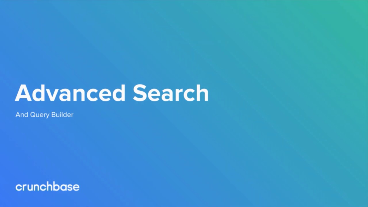 Using our new advanced search - YouTube