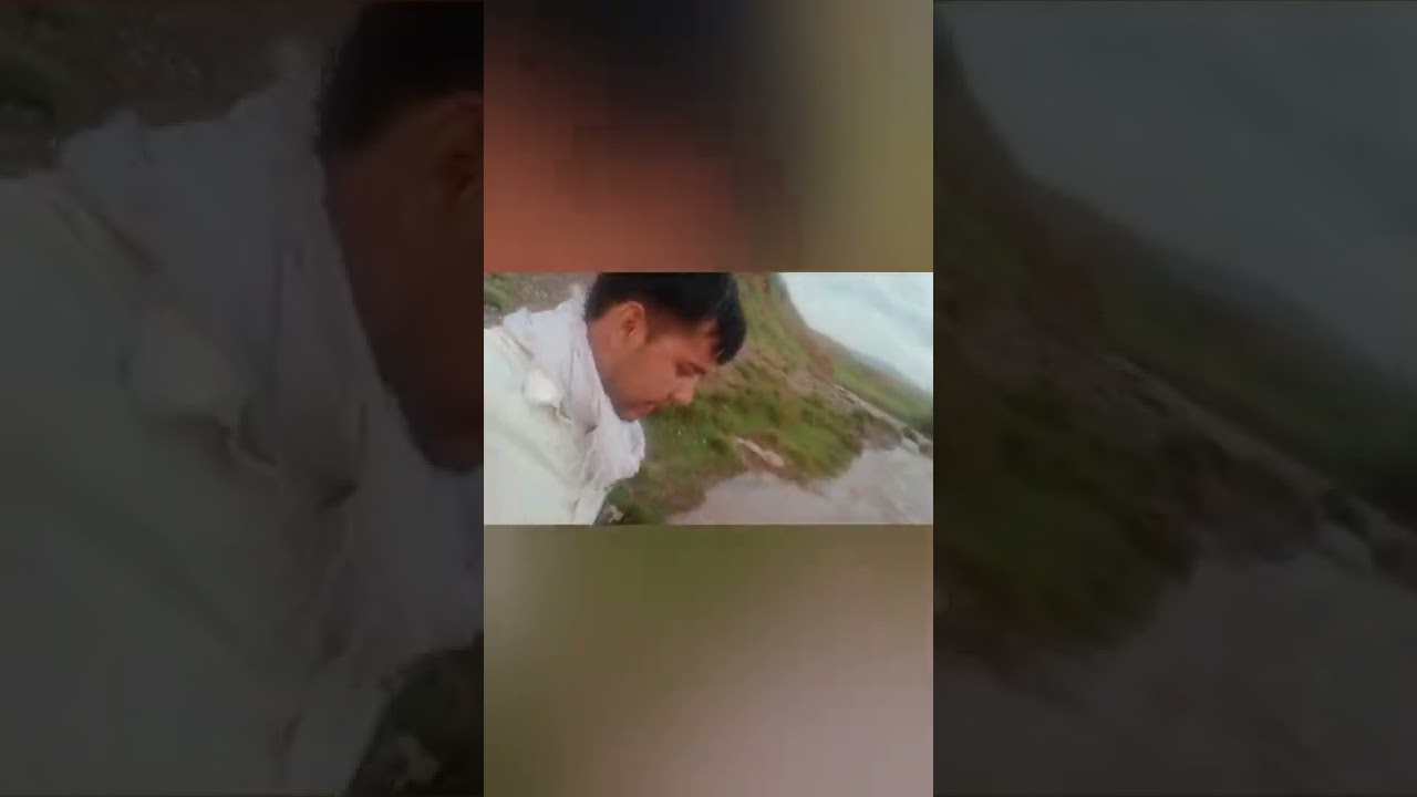 Taj Haider Star Visit of 3 mountain stream in area of Cherat village ...