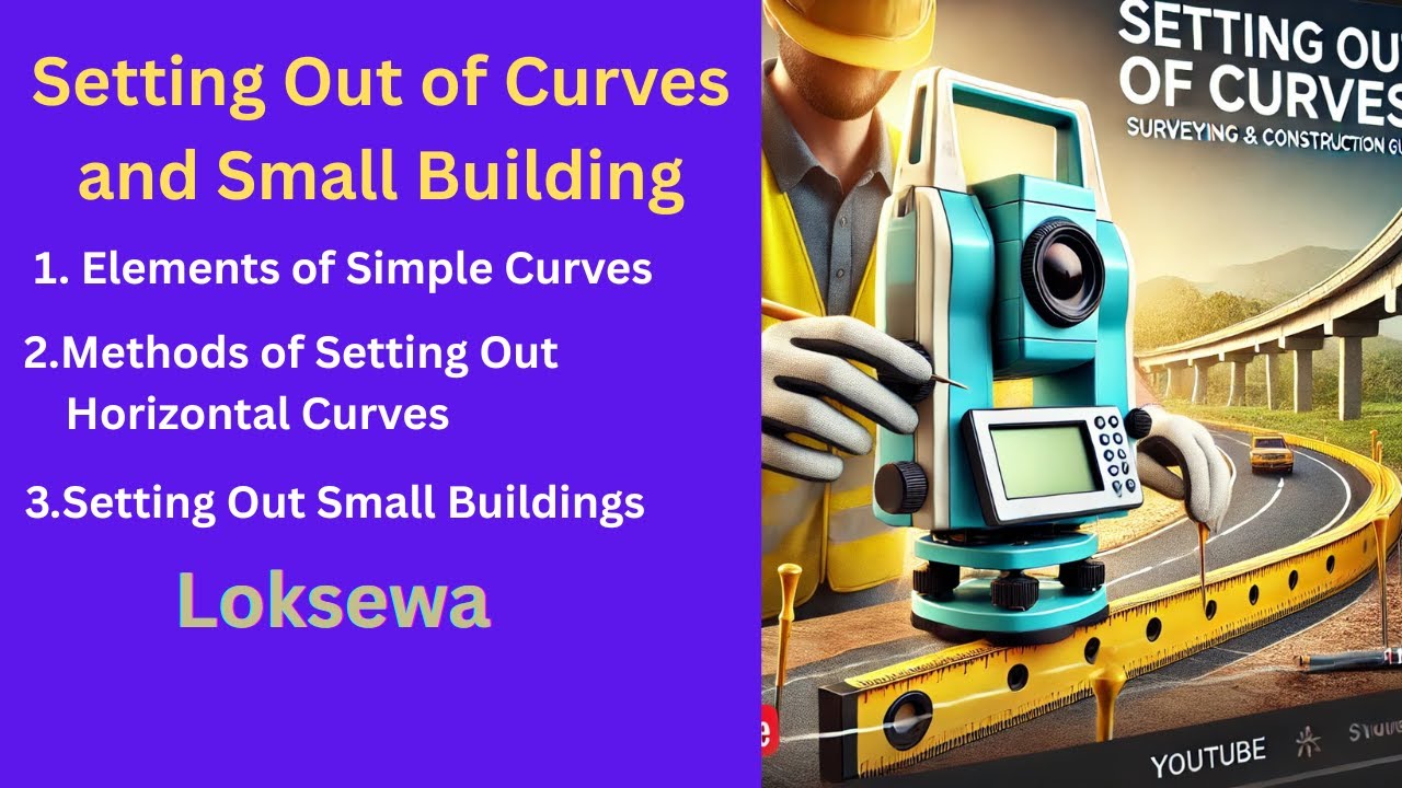 5. Setting Out of Curves and Small Building - YouTube