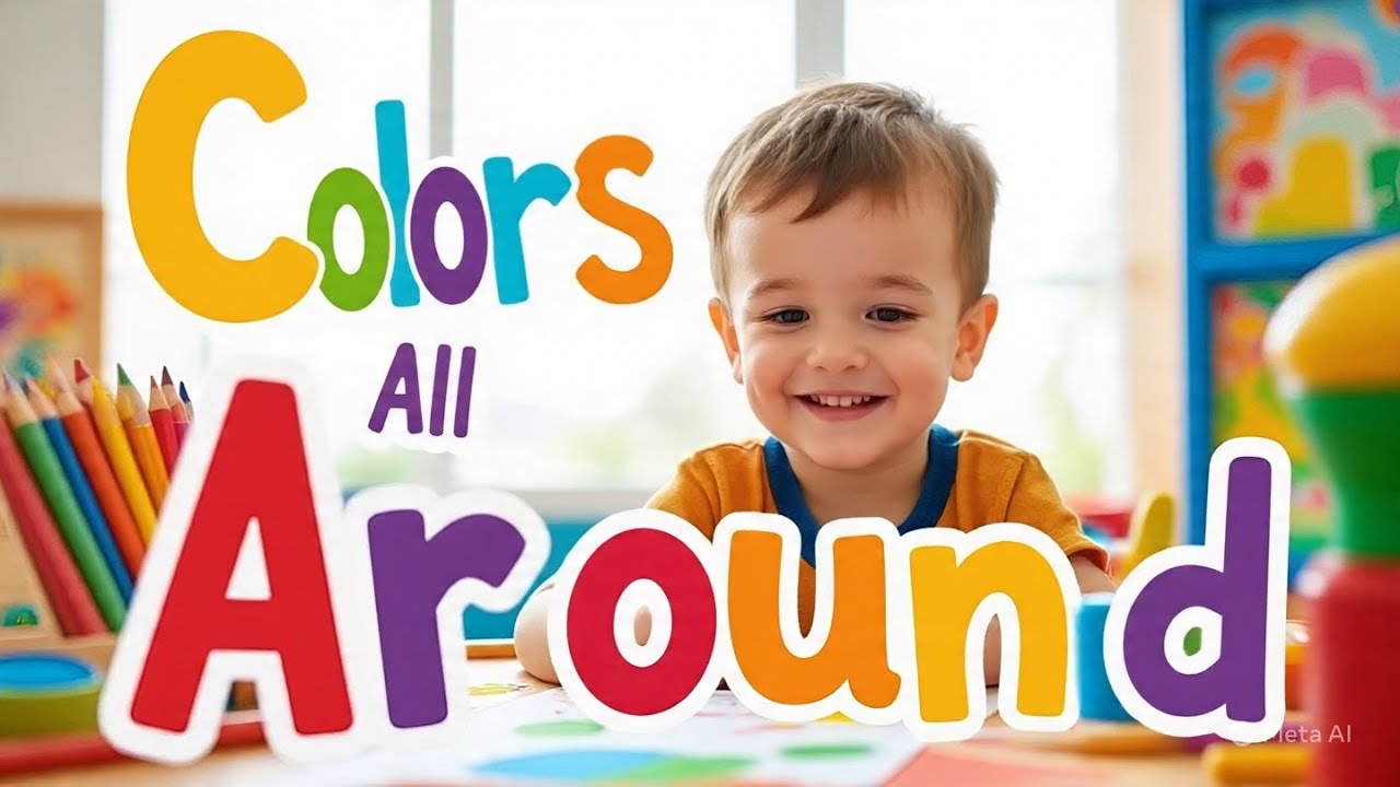 🎶 Colors All Around 🎶 + More Nursery Rhymes & Kids Songs - 123 Sing ...
