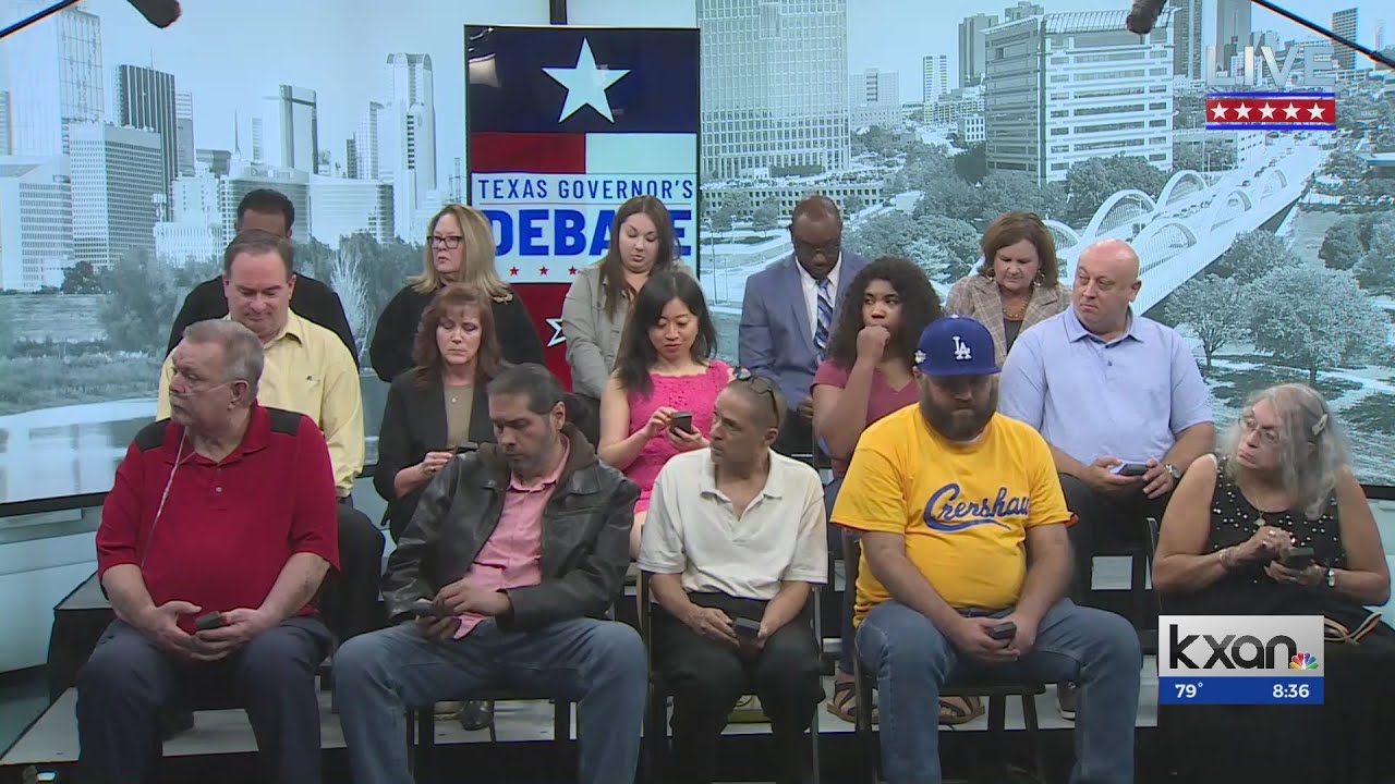FULL EXPERIENCE: Watch the preshow, Texas governor's debate and post ...