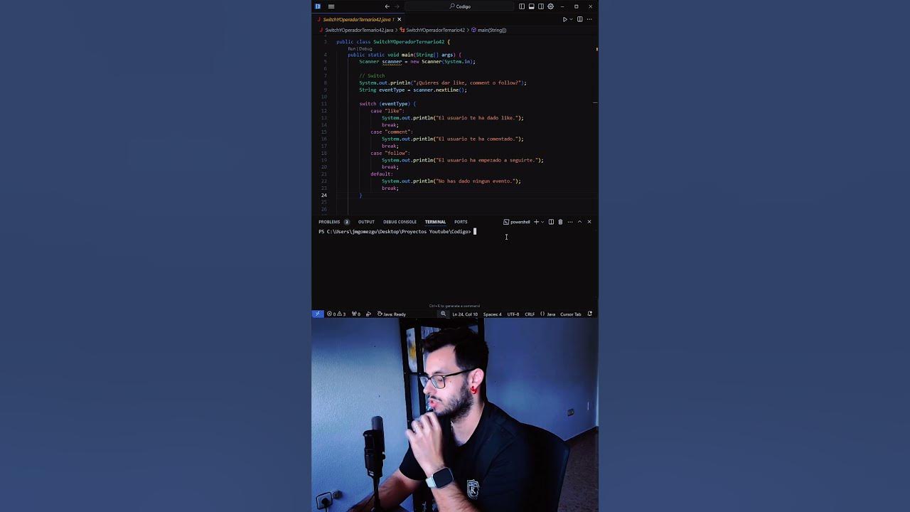 Operador Ternario, Switch - Parte 2 #coding #tutorial #programación #desarrollobackend - YouTube