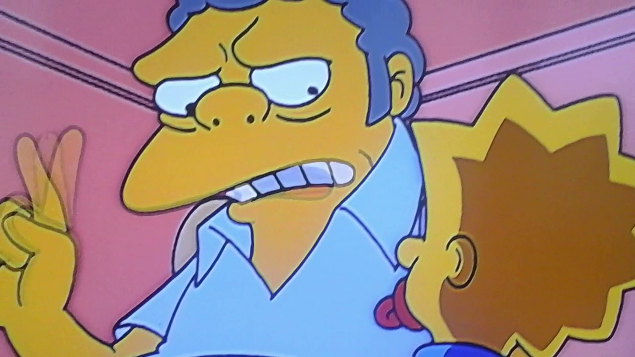 The Simpsons: Moe Baby Blues - Can't Tickle Elmo (English + HQ) - YouTube