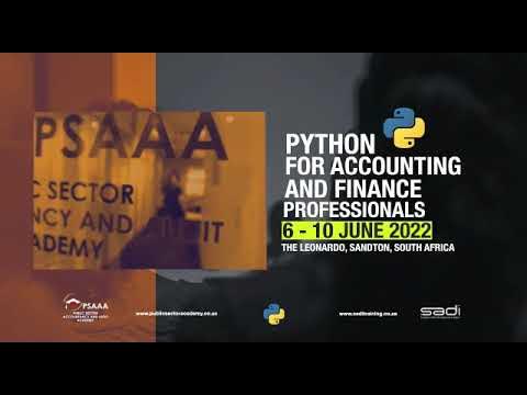 #Python for Accounting and Finance Professionals - YouTube