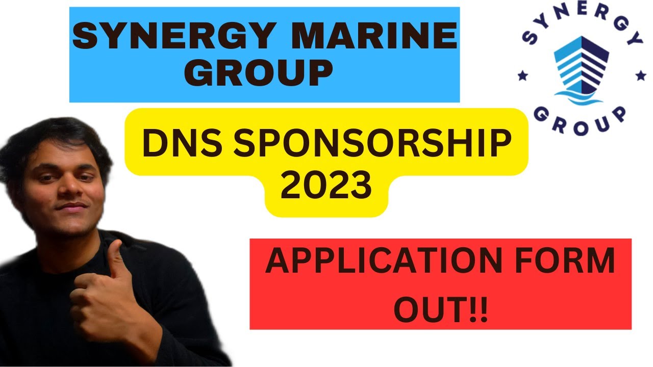 Synergy Marine Group DNS Sponsorship 2023 | Application Form ...