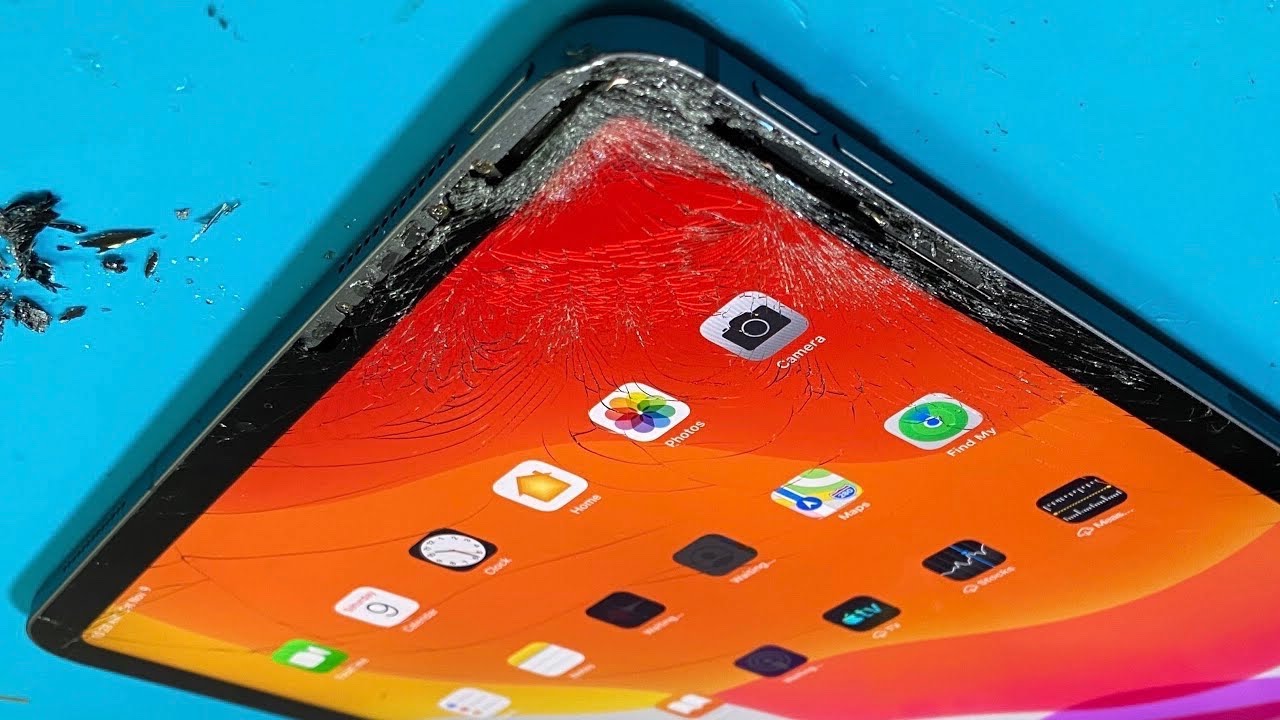 Raw iPad Pro 2020 2nd gen drop test (finally) - YouTube