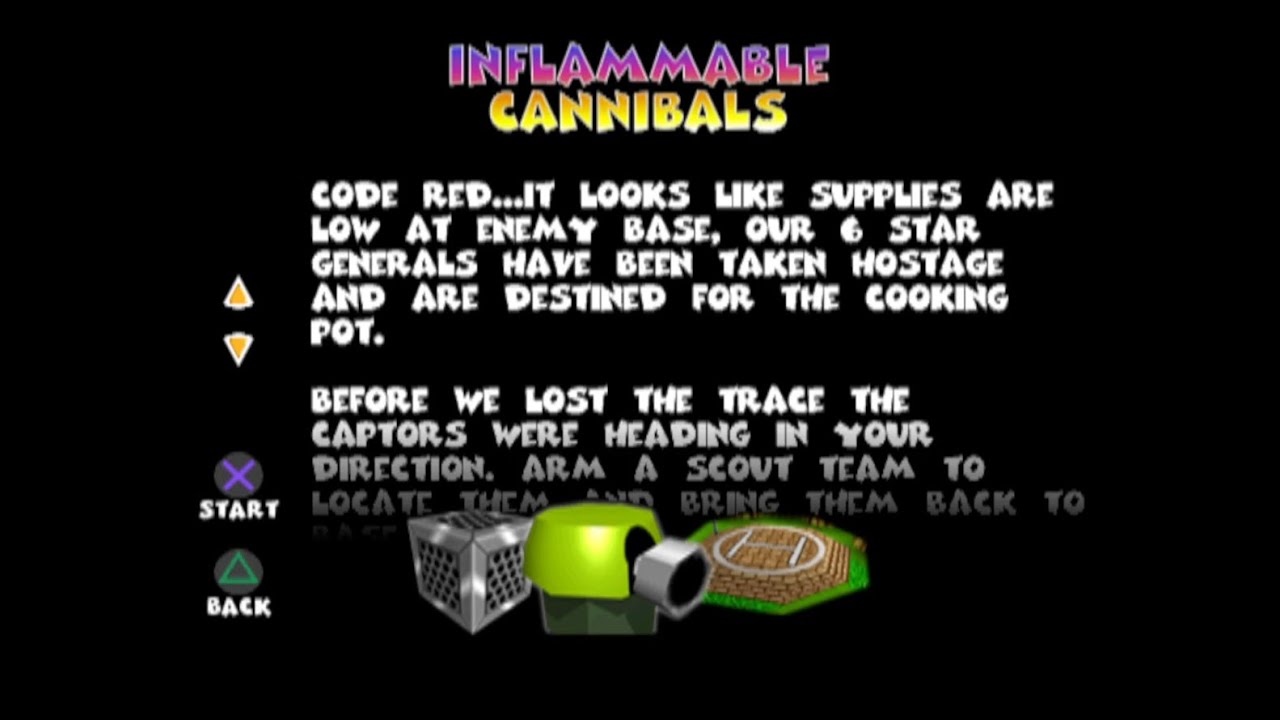Team Buddies(PSX) Battle#27 Rubber Jungle(World 7) - Inflammable ...