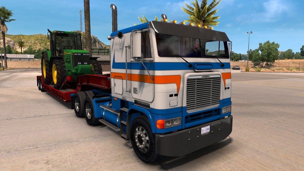 [ATS Mod] Freightliner FLB v2.0.1 | American Truck Simulator 1.30 - YouTube