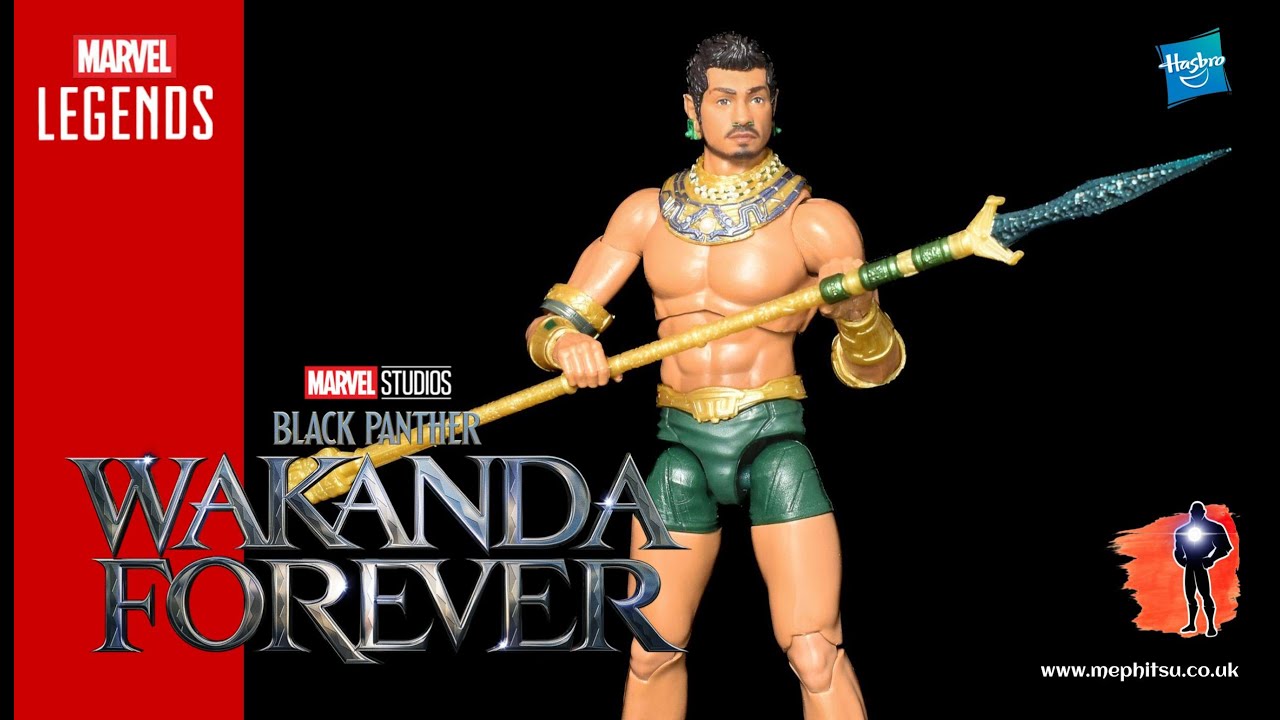 Marvel Legends Namor from Black Panther Wakanda Forever, Attuma BAF ...