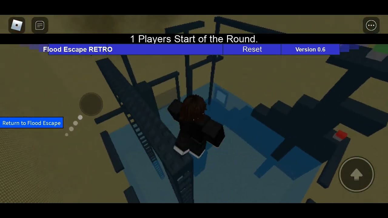 Playing Roblox flood escape 1 - YouTube