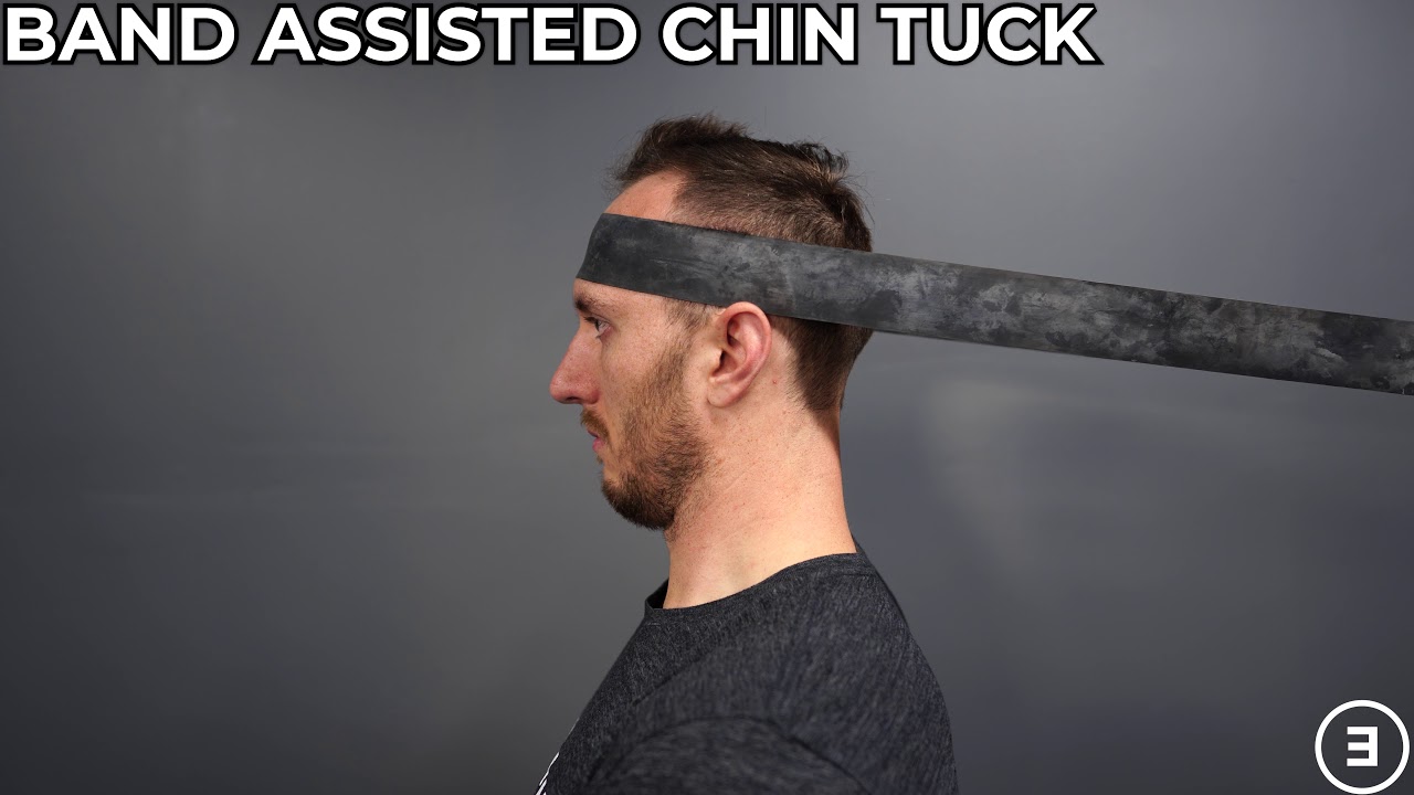 Band Assisted Chin Tuck - YouTube