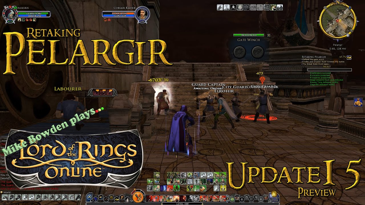 LotRO - Retaking Pelargir Part 1 - Update 15 Preview - YouTube