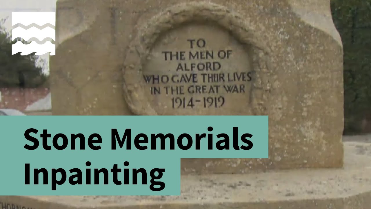 Conserving Carved Inscriptions on Stone War Memorials: Inpainting - YouTube