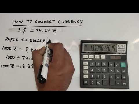 currency conversion Dollar to Rupees & Rupees to Dollar || How to convert dollar into rupees ...