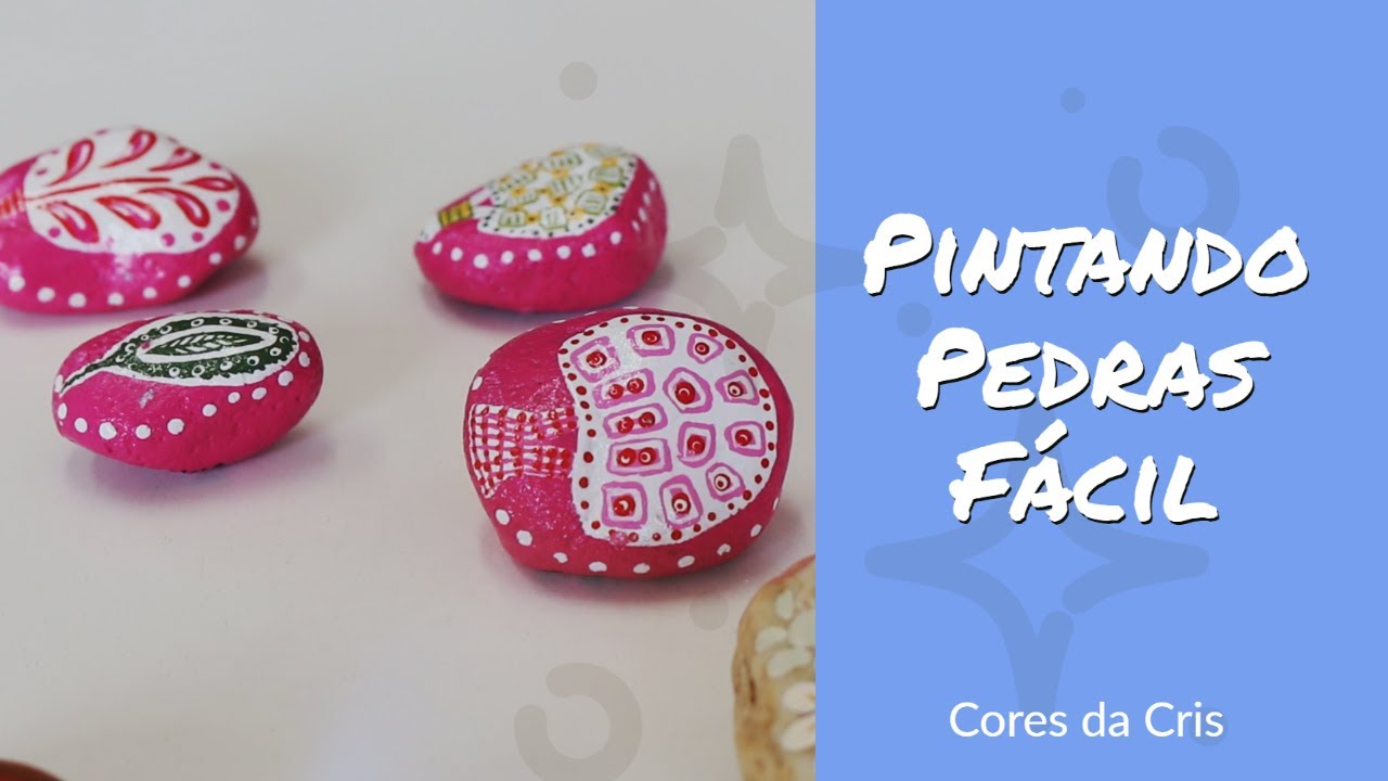 Pintando Pedras Fácil - YouTube