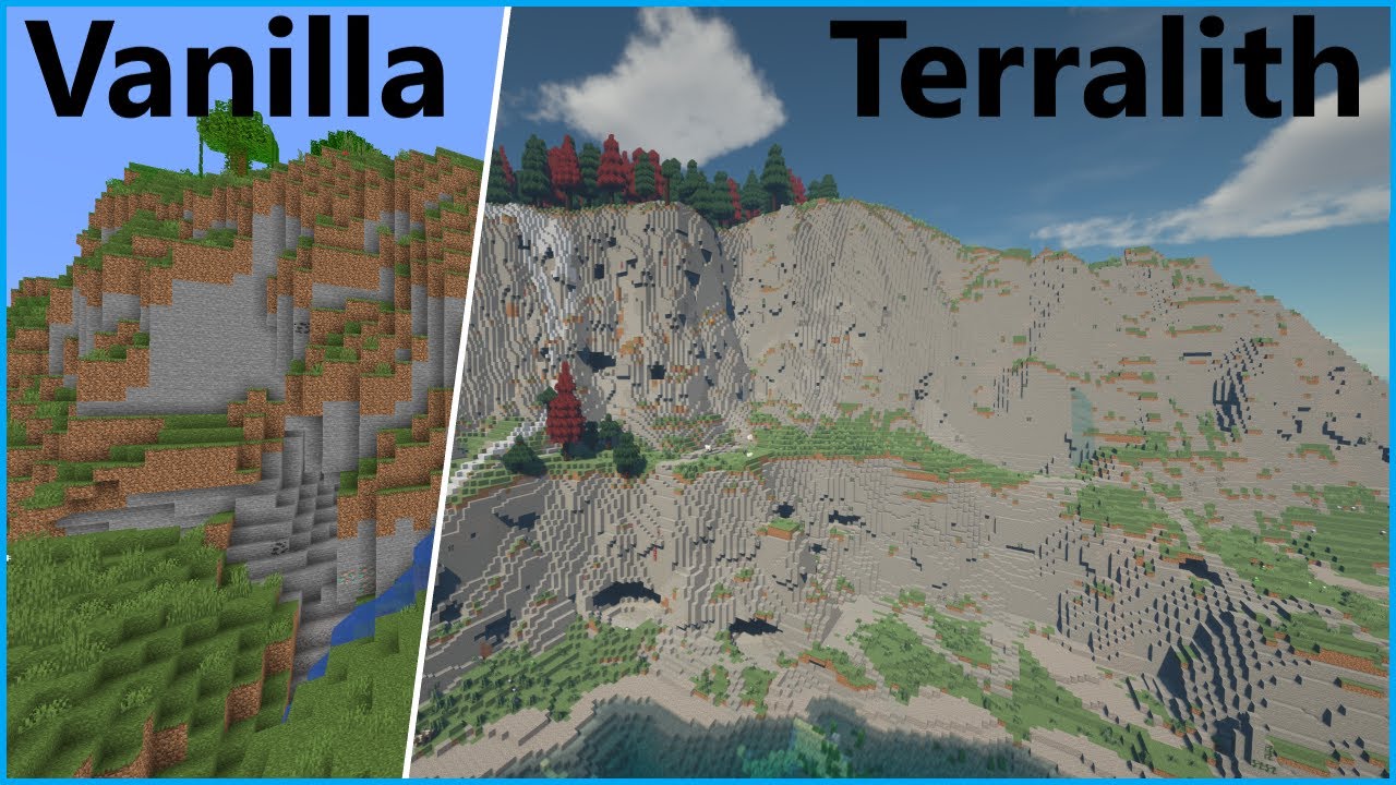 Terralith Mod With Seus Ptgi Shader - YouTube
