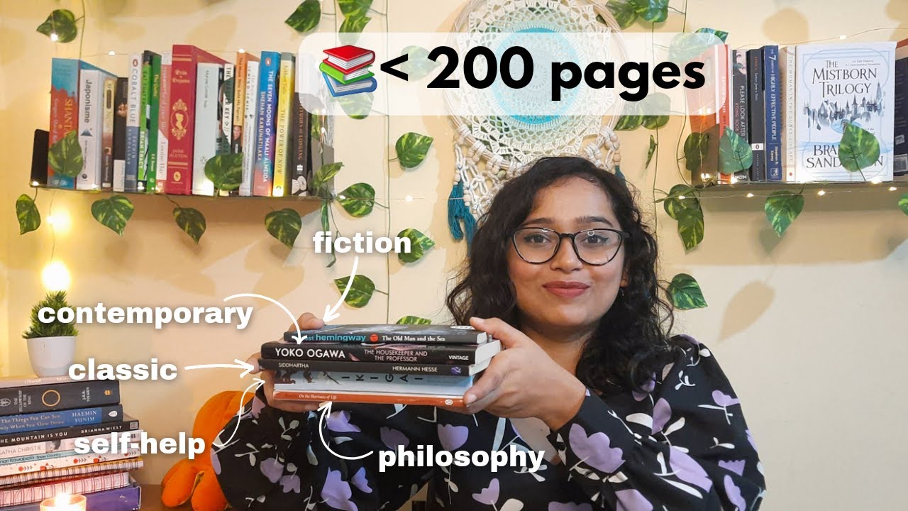 5 short book recommendations (under 200 pages) | books you can finish ...