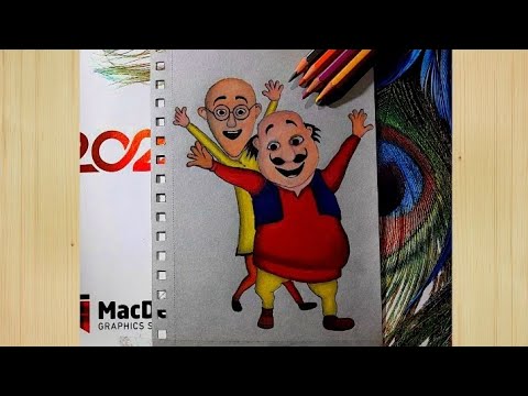 HOW TO DRAW MOTU PATLU | MOTU PATLU DRAWING TUTORIAL STEP BY STEP - YouTube