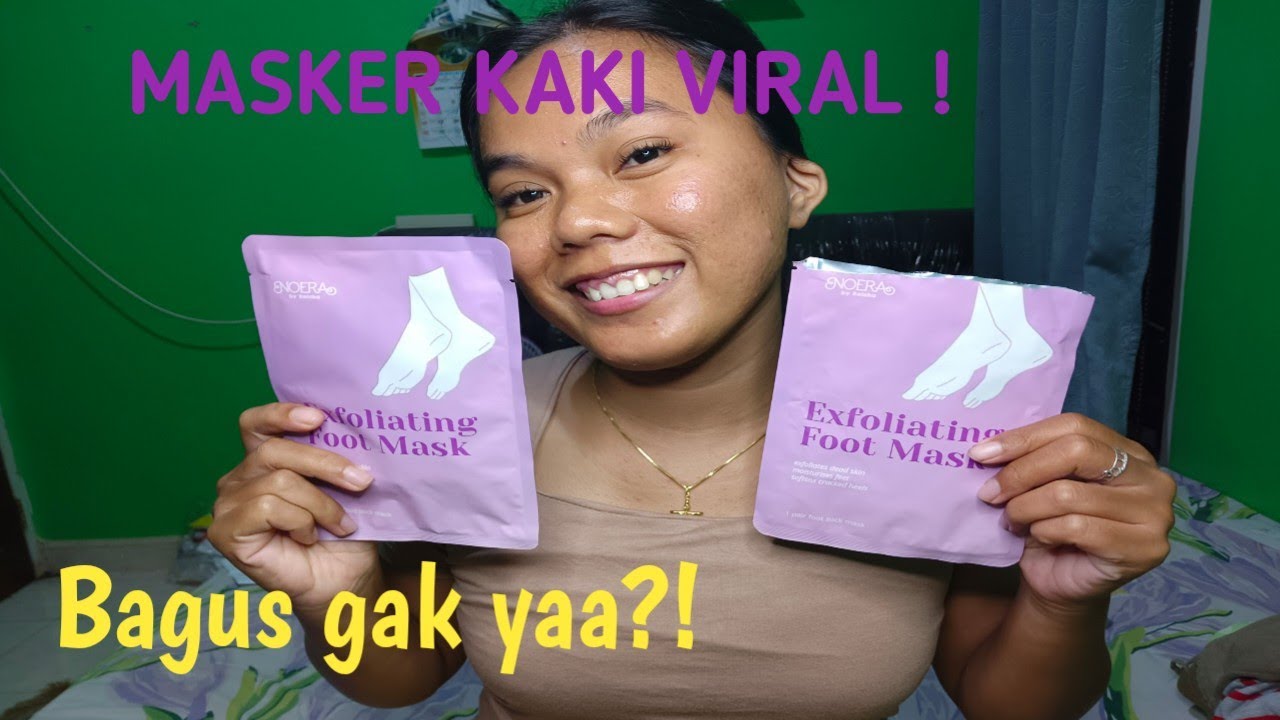 REVIEW NOERA EXFOLIATING FOOT MASK VIRALL - YouTube