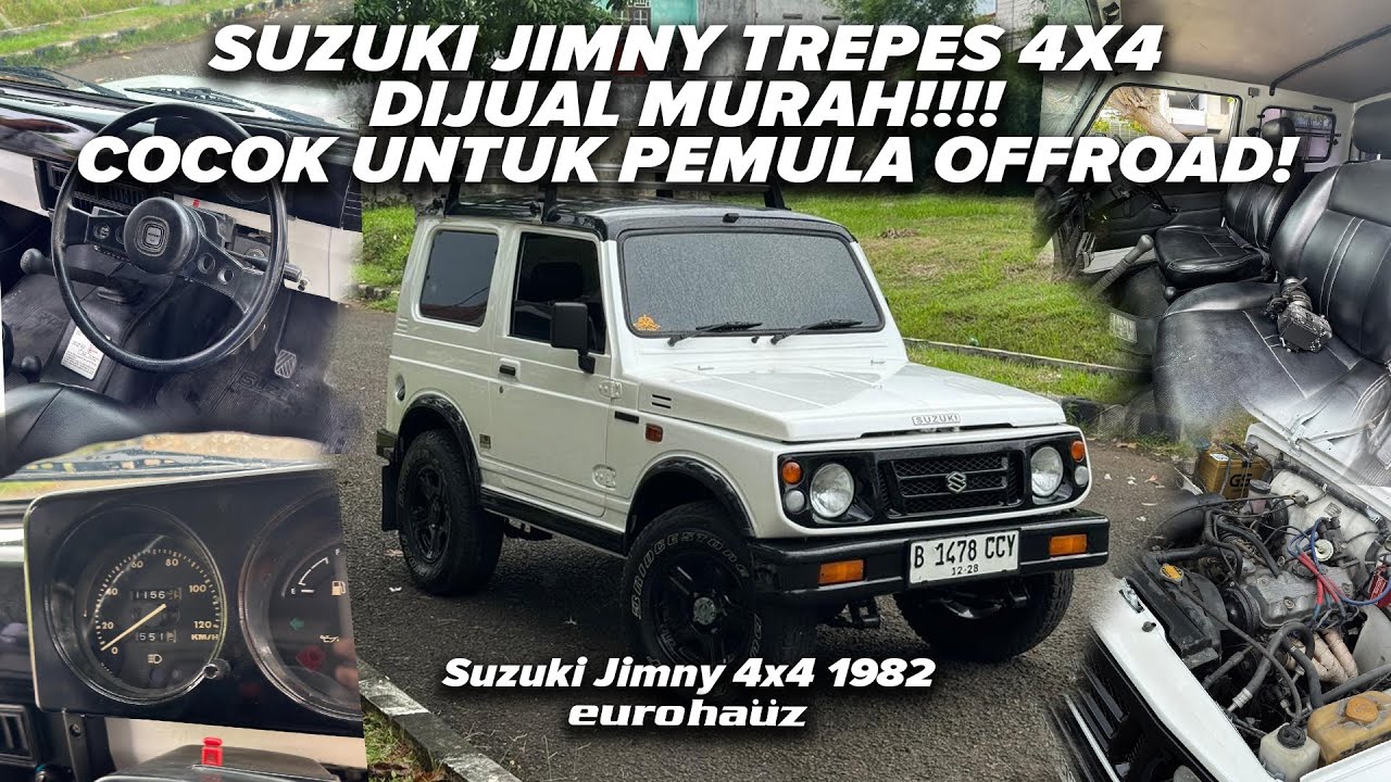 SUZUKI JIMNY TREPES 4x4 DIJUAL MURAH!! COCOK UNTUK PEMULA OFFROAD - YouTube