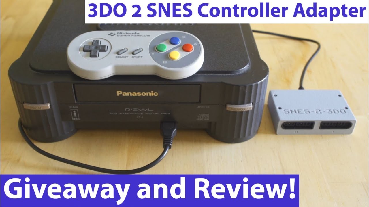 SNES 2 3DO Controller Adapter - Giveaway and Review of this Awesome New ...