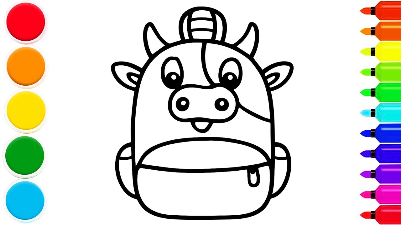 How to Draw a Cute Cow | Easy Step by Step - YouTube