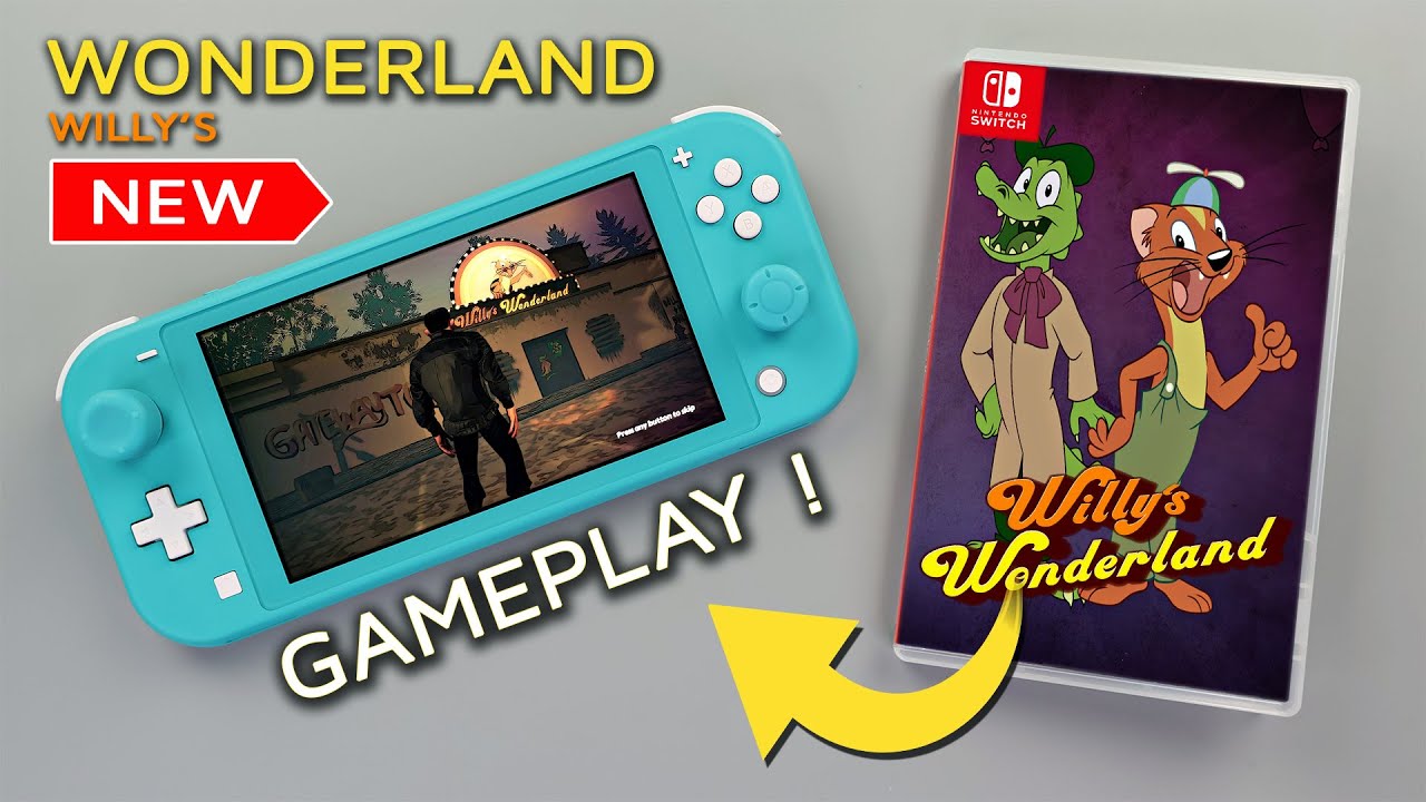 Willy’s Wonderland - The Game Nintendo Switch Lite Gameplay - YouTube