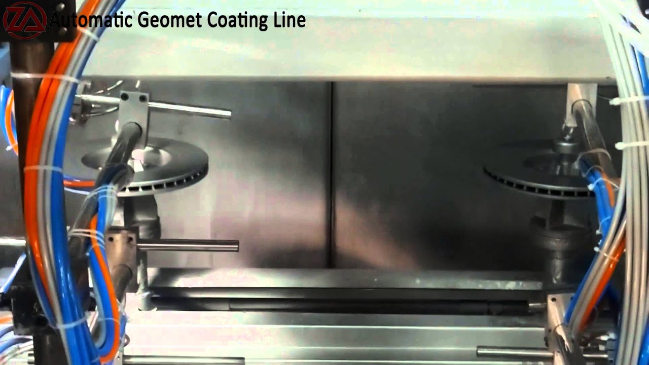 Automatic Geomet Coating Line - YouTube
