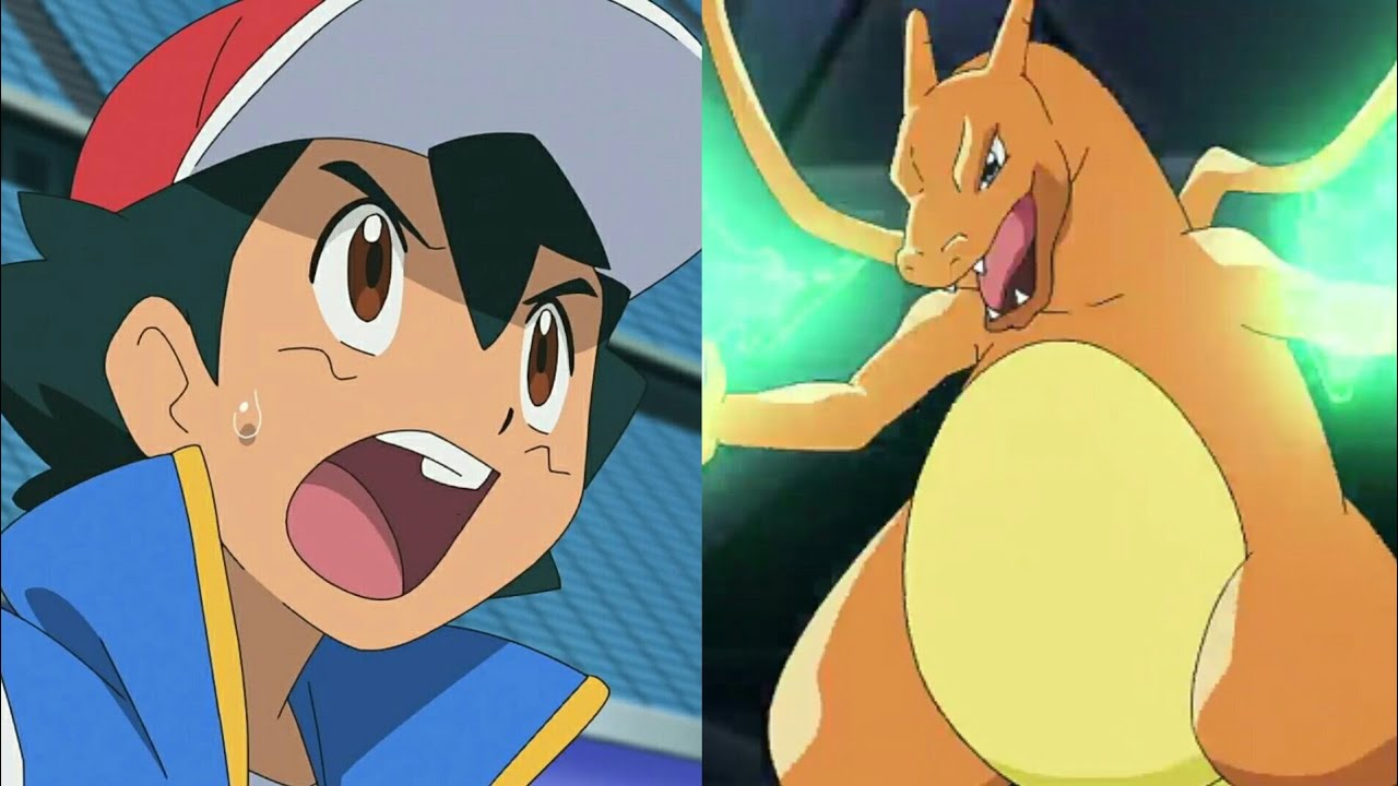 ASH CHARIZARD RETURN/ SERENA, MAY, MISTY AND DAWN RETURN/ FULL EPISODE ...