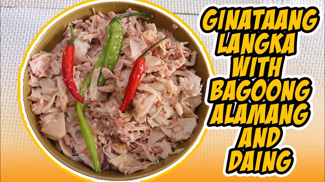 GINATAANG LANGKA WITH BAGOONG ALAMANG AND DAING || LTC VERISON - YouTube