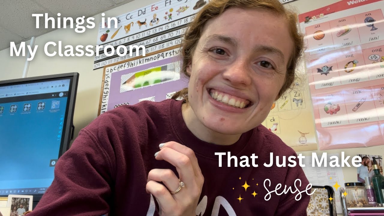 Things in My Classroom That Just Make Sense - First Year First Grade ...