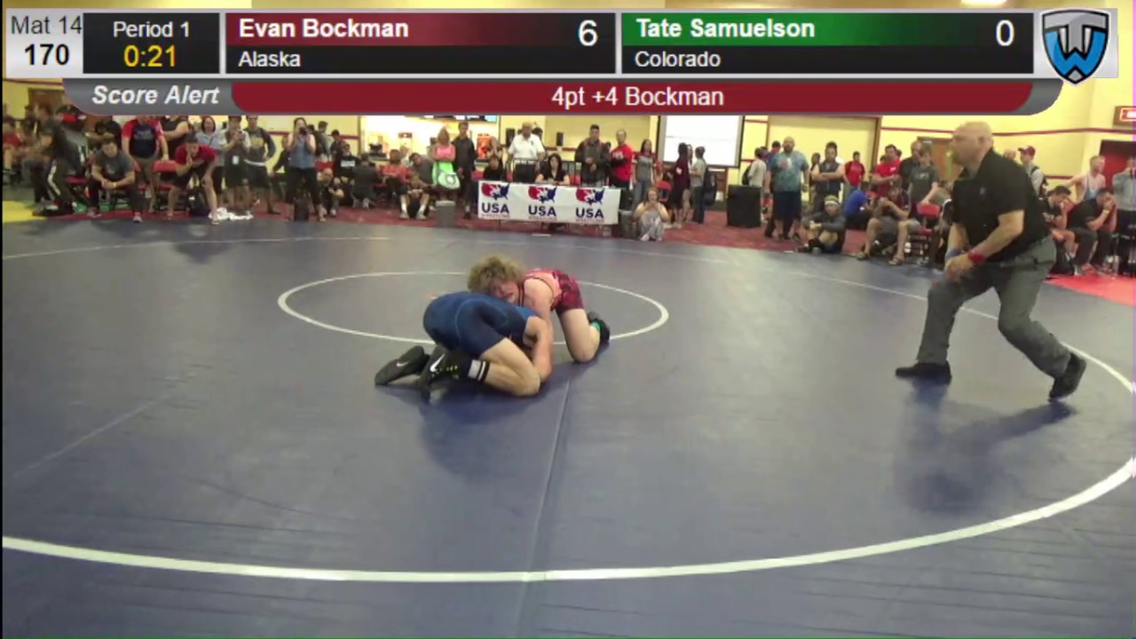 Men 170 Evan Bockman Alaska vs Tate Samuelson Colorado 4759262104 - YouTube