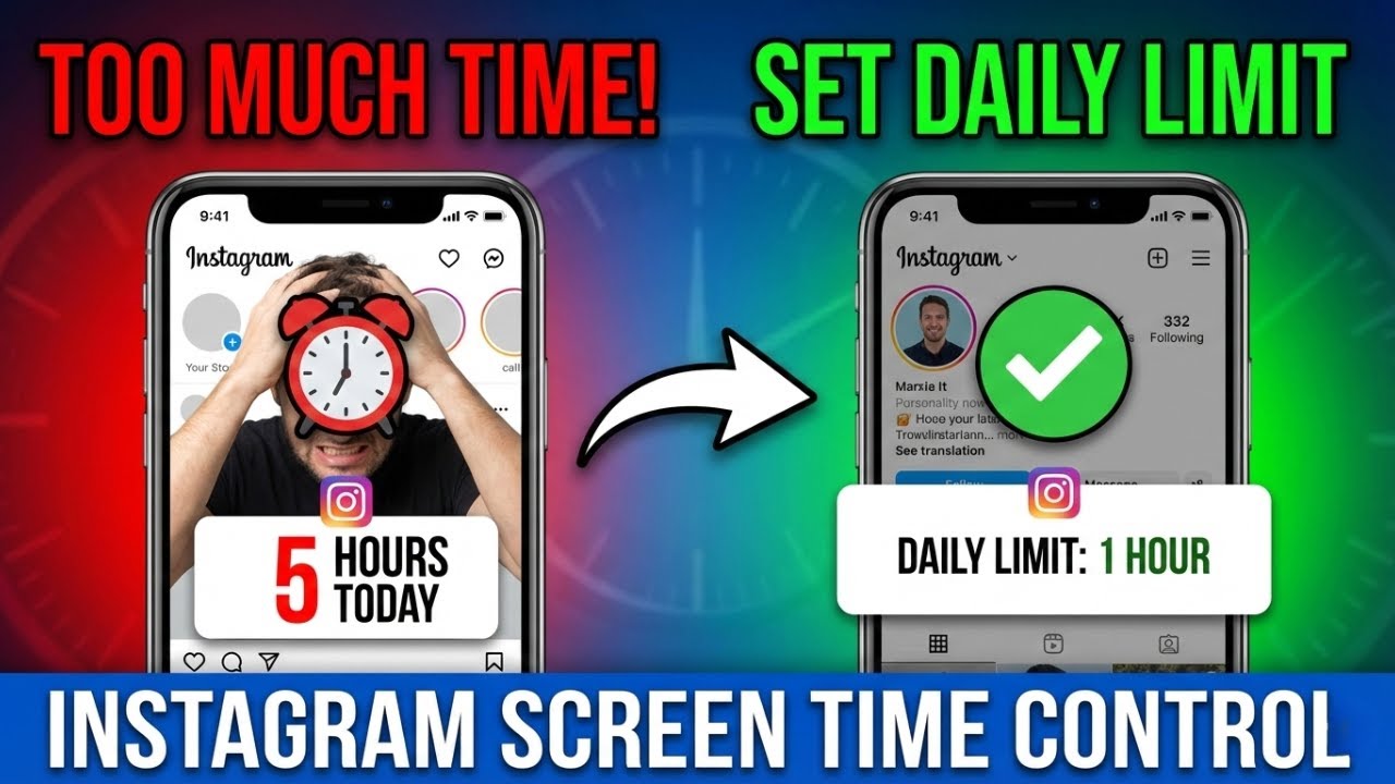 How to Set a Daily Time Limit on Instagram (Reduce Screen Time Fast ...