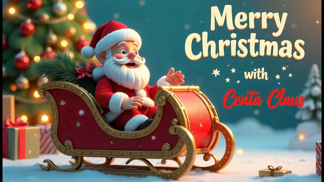 Merry Christmas 🎁⛄ with Centa Claus🎄🎅|nursery rhymes melodies🎶 ...