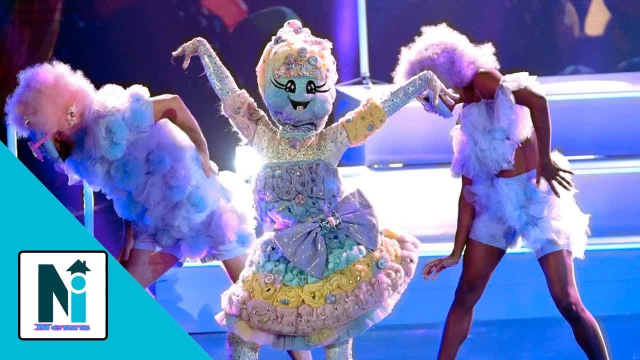 Masked Dancer: Who Is Cotton Candy Hint Not Simone Biles Or P!nk - YouTube